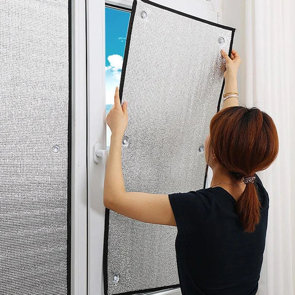 Popxstar Window Sun Shade Film Home Sunshade Protector Pad Aluminum Fo ...